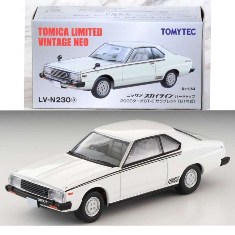 Jual Tomica Limited Vintage Neo Tlv-n230a Nissan Skyline Turbo Gt White Di Seller Vovo Toys ...