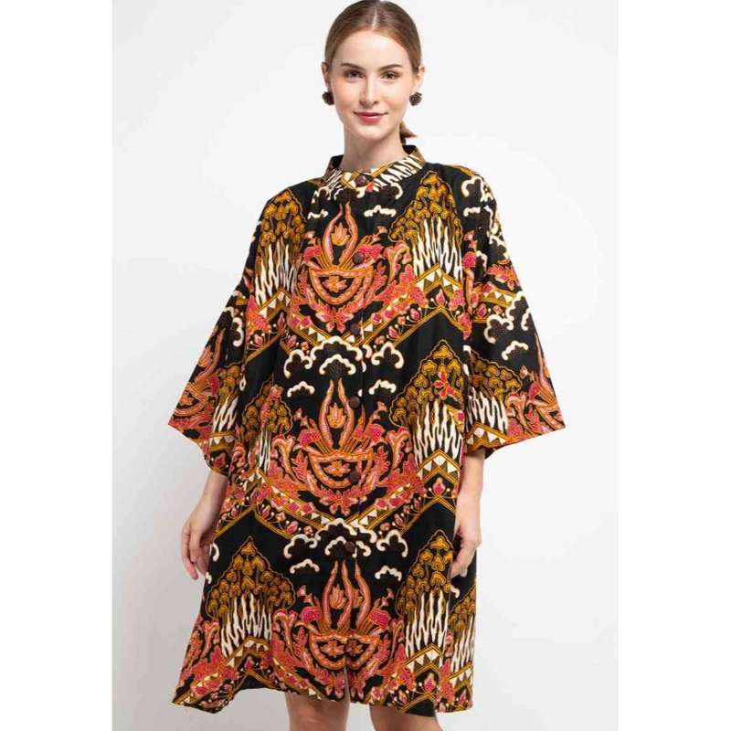 Jual Dress Batik Korea Model Terbaru & Kekinian - Harga Diskon Maret ...