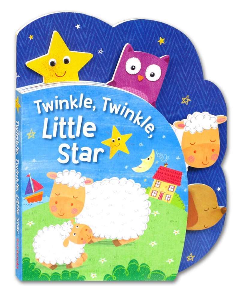 Jual Twinkle Twinkle Little Star Board Books with cute tabs to turn (KD ...