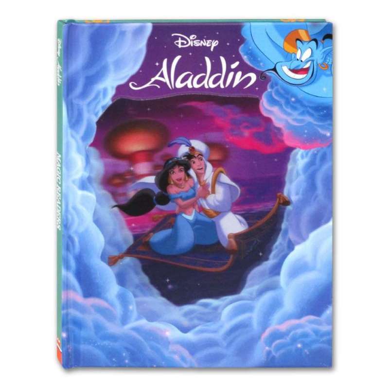 Jual Disney Aladdin Story Book with animated lenticular on front cover ...