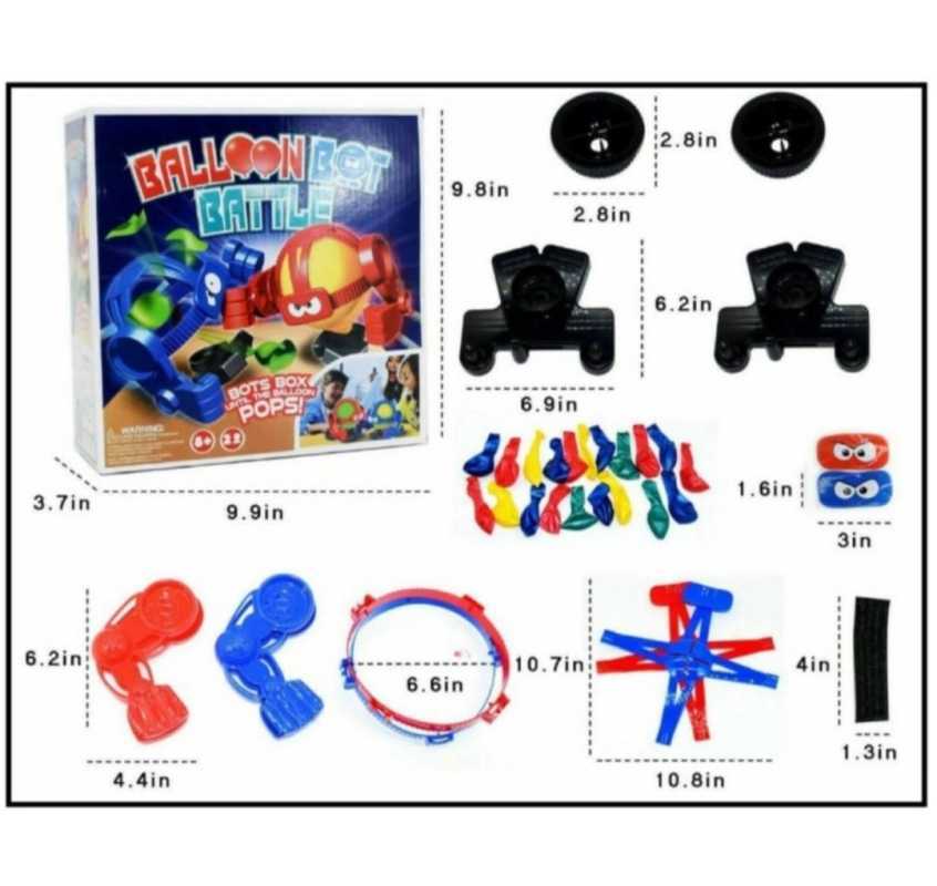 Jual Mainan Robot Balon Boxing Game Balloon Bot Battle Pops Di Seller ...