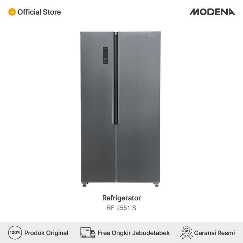 Jual Modena Refrigerator - Rf 2551 S (stainless Steel) Di Seller Modena ...