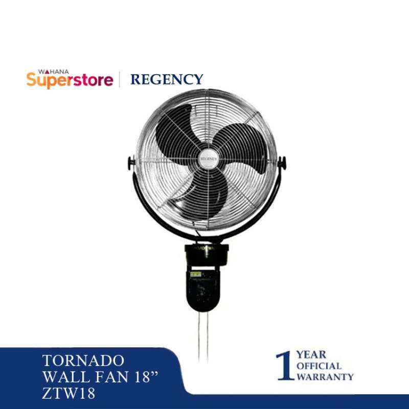 Promo Regency Wall Fan Tornado 18 inch ZTW18 Kipas Angin Dinding Besi ...