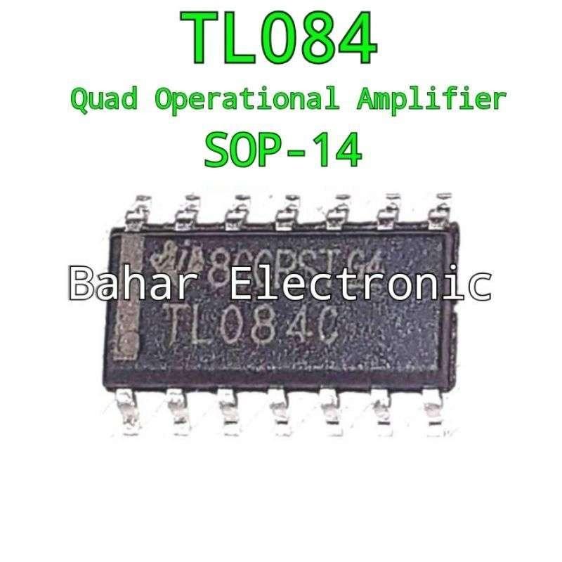 Jual IC TL084 SMD SOP-14 di Seller Bahar Electronic - Oroombo Wetan, Kab. Pasuruan | Blibli
