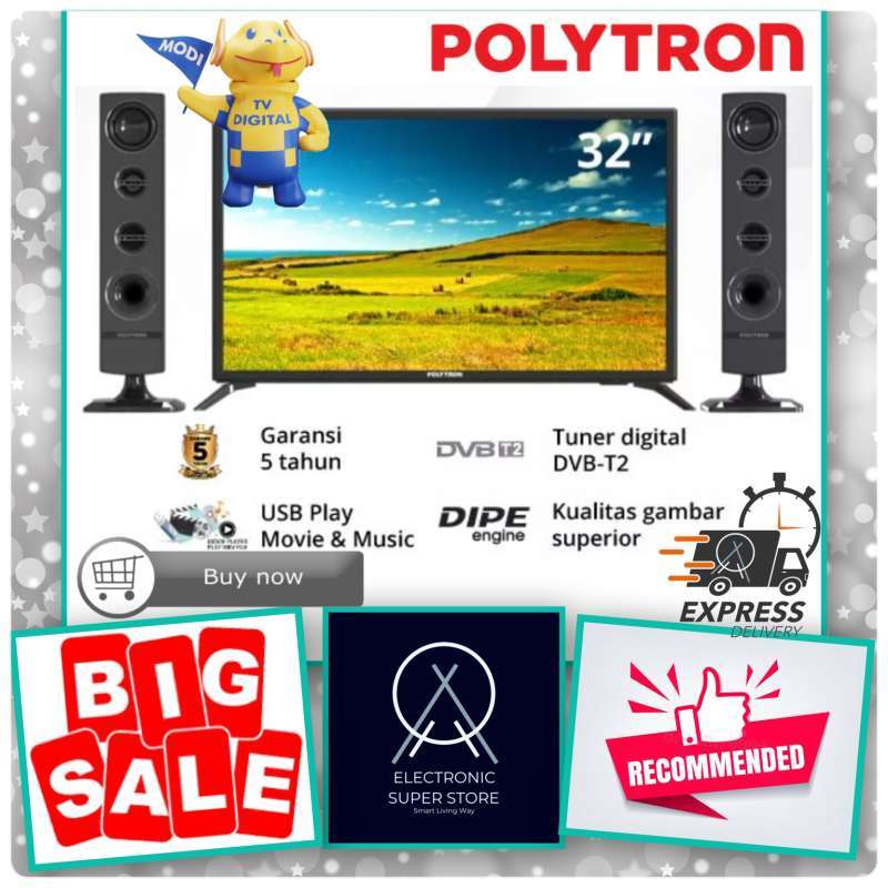 Jual Polytron Led Pld 32 Tv1855 Digital Original, Murah & Diskon April 2024 | Blibli