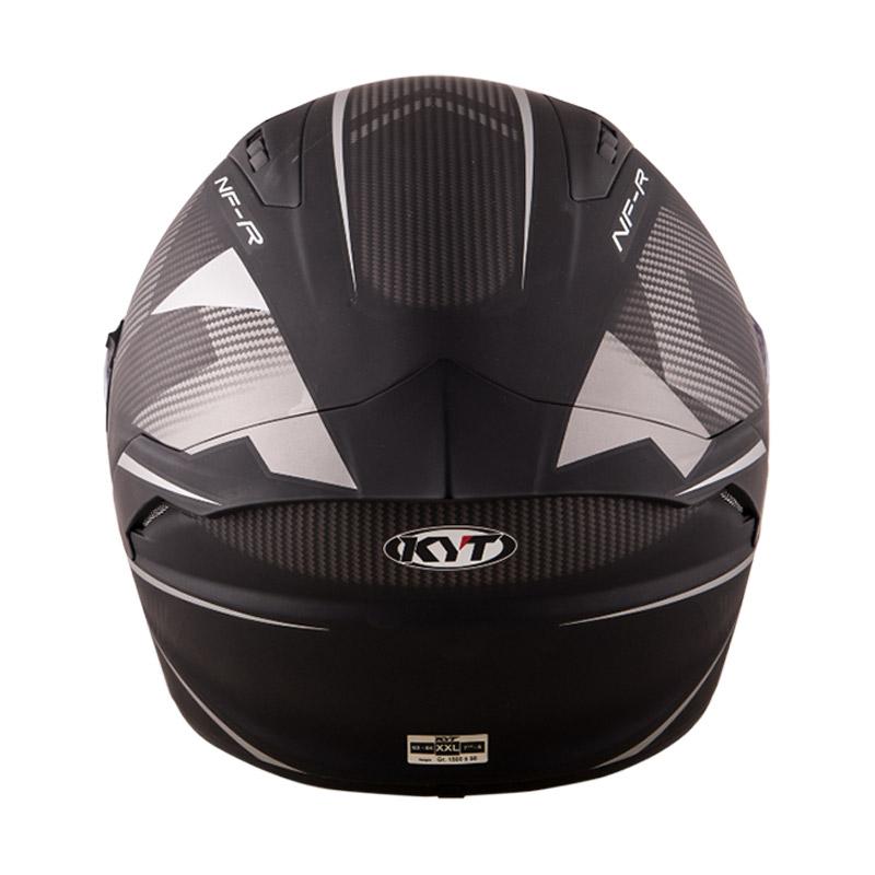 Jual KYT-NFR Logos Matt Helm Full Face - Grey - M di Seller STAR HELMET ...