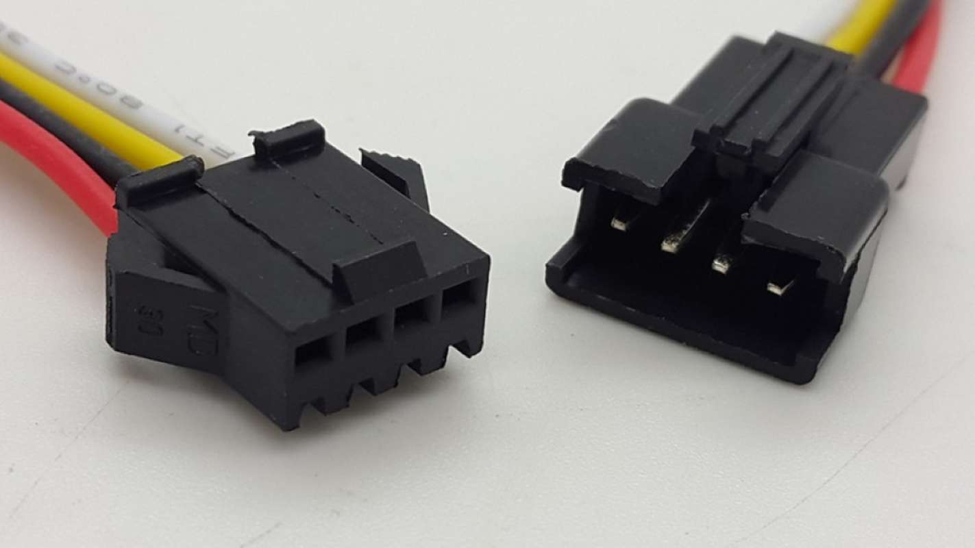 Promo Socket Kabel 4 Pin ( Male + Female ) 15cm Diskon 18% Di Seller ...