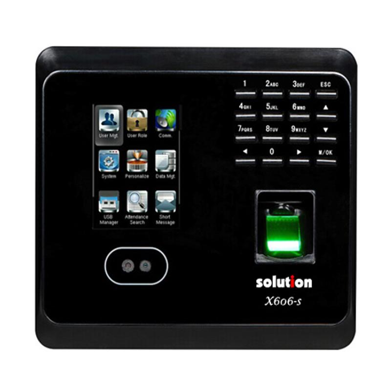 Jual Solution X606-S Mesin Absensi Sidik Jari and Wajah with Akses Door ...