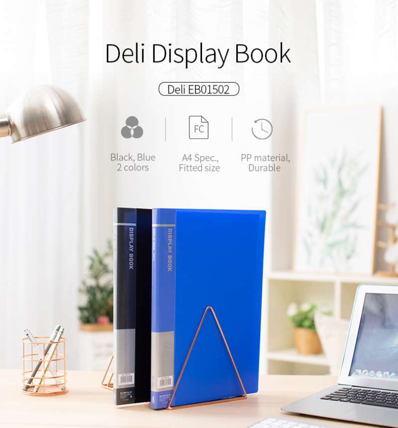 Jual Clear Holder DELI Display Book 20 lembar FC - EB01502 di Seller TG ...