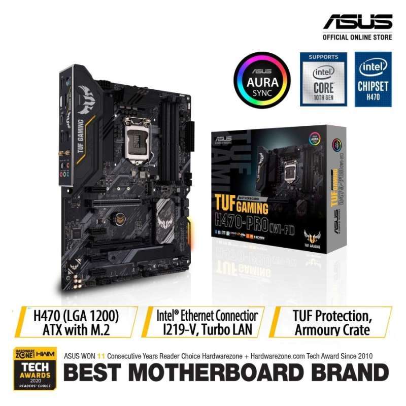Jual ASUS TUF Gaming H470-Pro WiFi Intel LGA 1200 ATX Motherboard with M.2 di Seller Expo ...