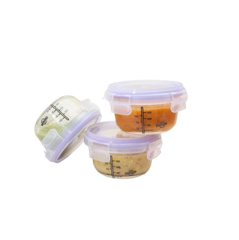 Promo (ECERAN) Little Dimple Baby Food Container (1 pc) Diskon 11% di ...