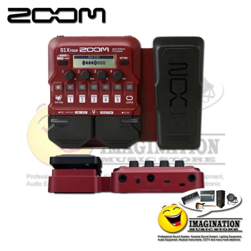 Jual Zoom B1x Four Bass Multi-effects Processor With Expression Pedal ...