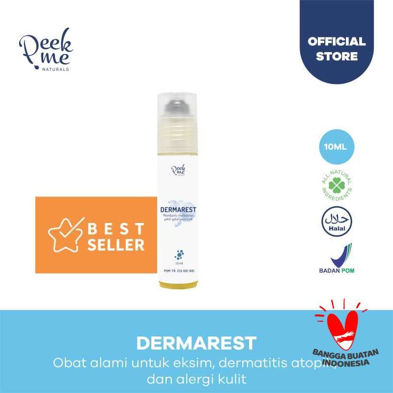 Jual Peek Me Dermarest Obat Eksim Gatal Kulit Dermatitis Atopik Natural ...