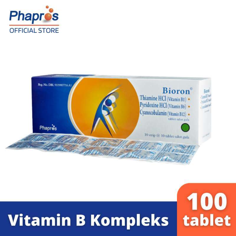 Jual Phapros Bioron Vitamin Neurotropik Suplemen di Seller Phapros ...