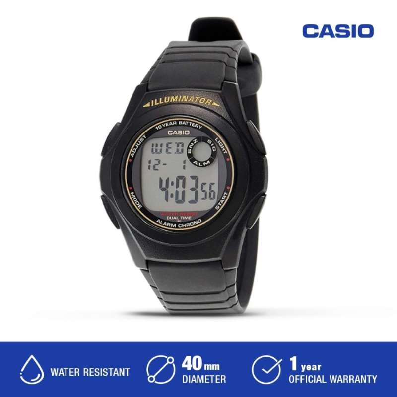 Jual Casio F-200W-9ADF Jam Tangan Pria - Hitam - Black di Seller Casio ...