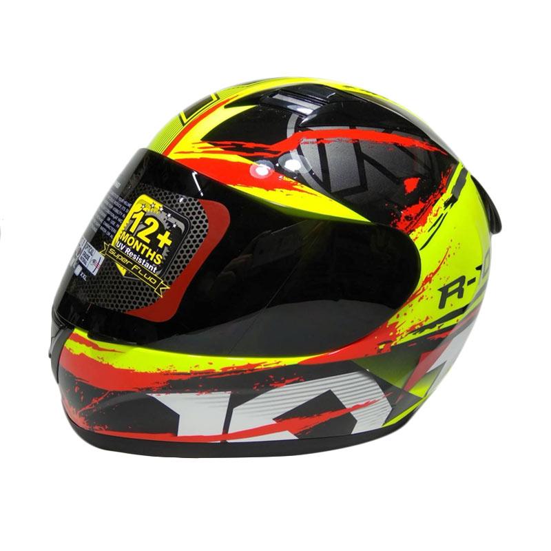 Jual Kyt R10 #2 Helm Full Face - Yellow Fluo Black Red Fluo - Xl Di ...