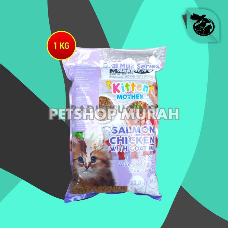 Promo Makanan Kucing Markotops Repacking 1kg Markotop Cat Food Dry non ...