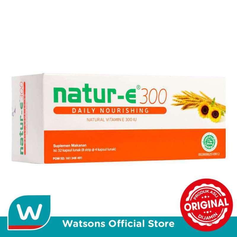 Jual Natur-E Kapsul 300 Iu Multivitamin [32 Tablet/Box] di Seller ...