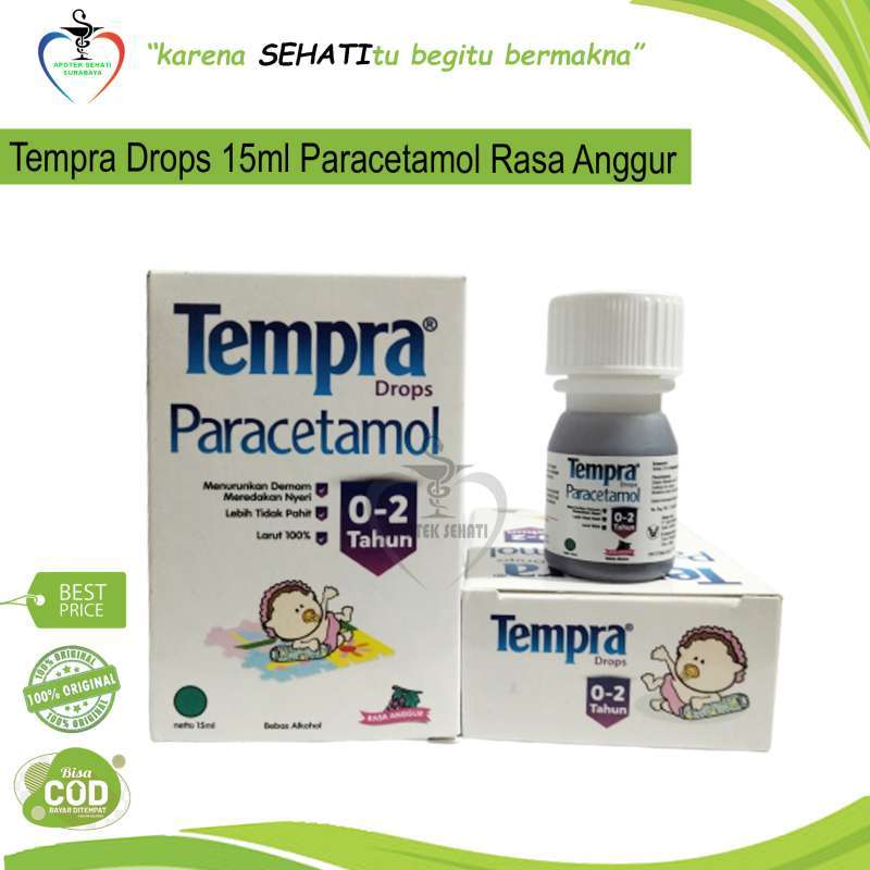 Promo Tempra Drops Paracetamol [15 mL] Diskon 2% di Seller APOTEK ...