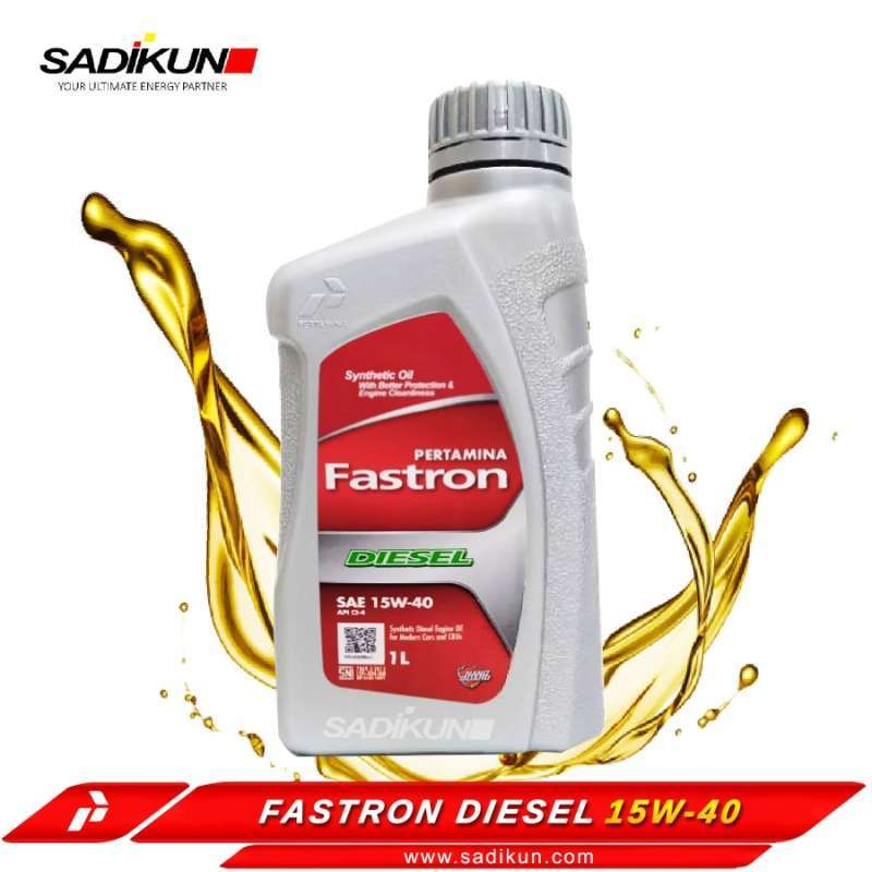 Promo Pertamina Fastron Diesel SAE 15W - 40 Oli Pelumas [1 L] Diskon 21 ...