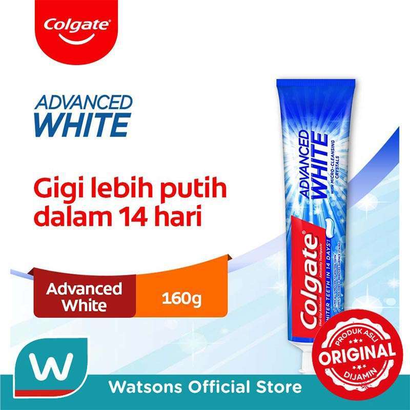 Jual Colgate Tooth Paste Advanced White [160 g] di Seller WATSONS ...