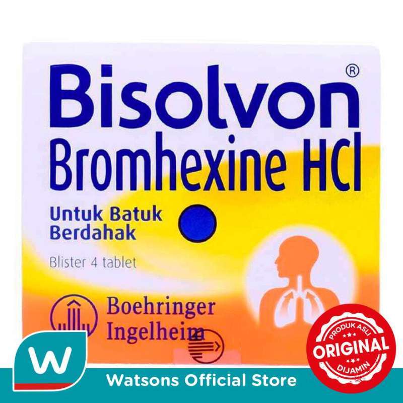 Jual Bisolvon Obat Batuk [8 Mg/ 4 Tablet] Di Seller Watsons Official ...