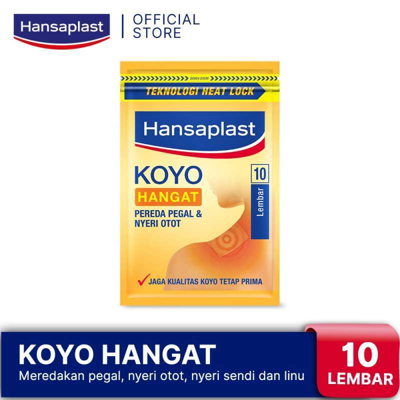 Jual Hansaplast Koyo Hangat Resealable [10 sheet] - Koyo Pereda Pegal ...
