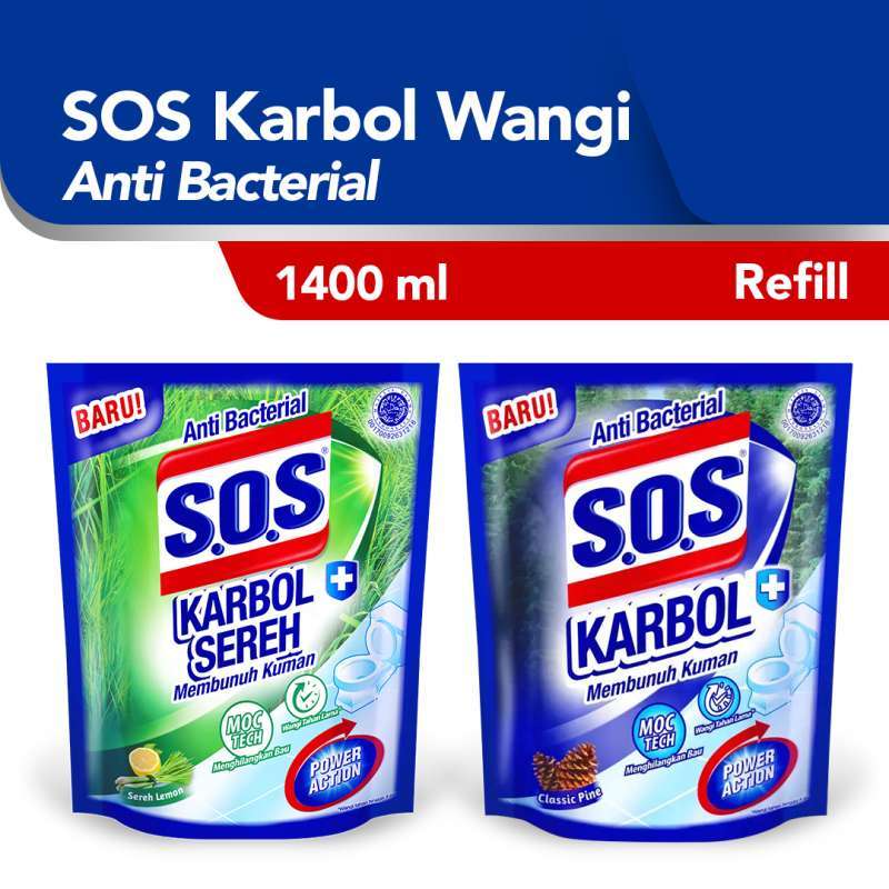 Jual Sos Karbol [1500 Ml/ Kemasan Refill] Di Seller Tempo Store ...