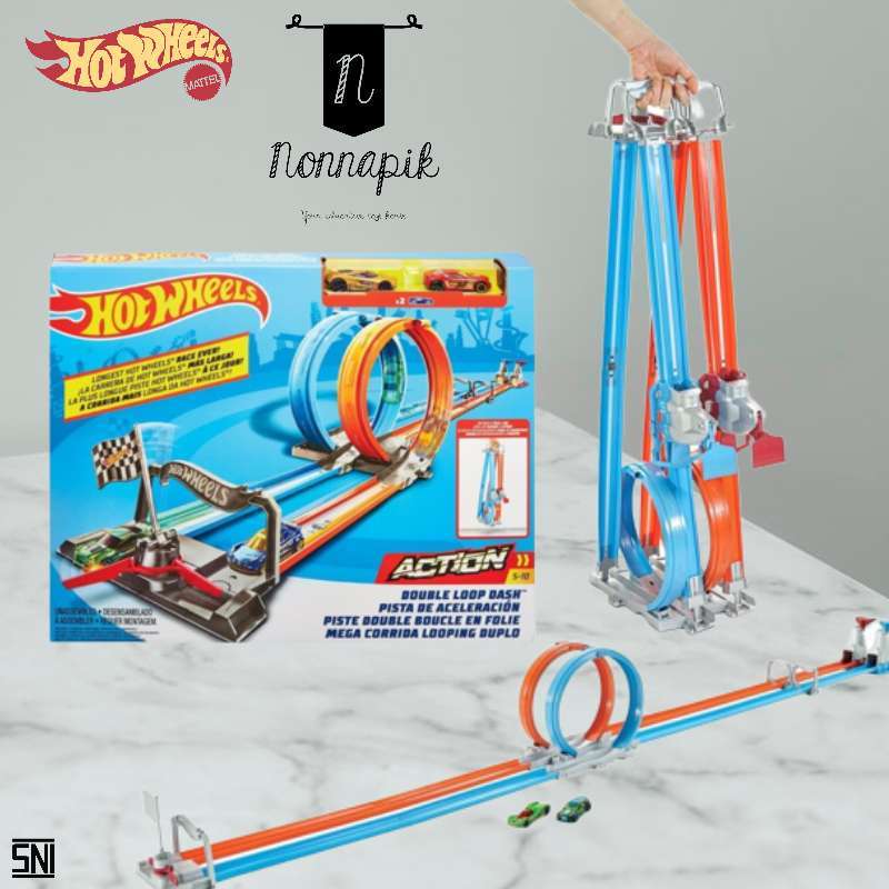 Jual Hot Wheels Track Double Loop Dash Race Playset di Seller NonnaPIK ...
