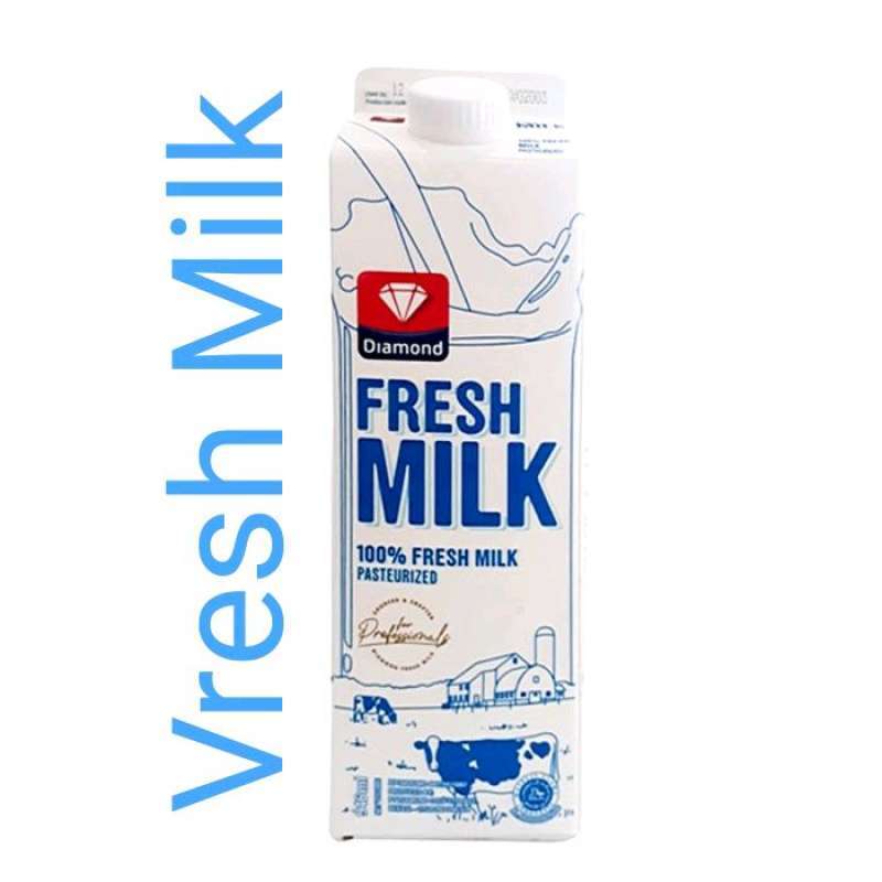 Jual Diamond Fresh Milk Plain [946 ml] di Seller Vresh Milk ...