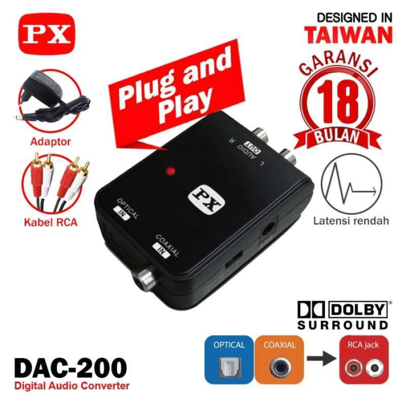 Promo Px Converter Px Dac 200 Digital Optical Coaxial For Analog Rca promo-px-converter-px-dac-200-digital-optical-coaxial-for-analog-rca