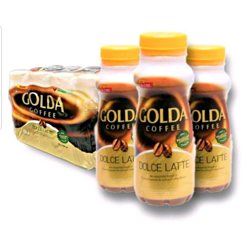 Promo Golda Coffee Dolce Latte Minuman Kopi [200 mL/ Botol/ 12 pcs ...