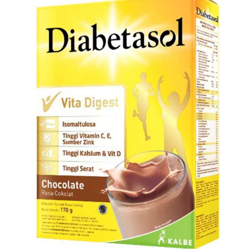 Jual Diabetasol Coklat Susu Dewasa [170 G] Di Seller Pamella ...