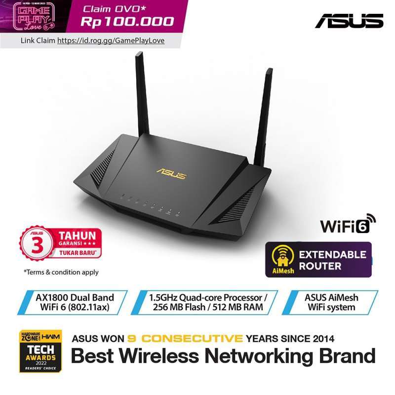 Jual Asus Wifi 6 Mesh Router Original Murah - Harga Diskon Maret 2024 ...