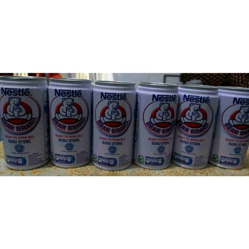 Jual Nestle Bear Brand RTD Milk Tin [189 ml / karton] di Seller Hijau ...