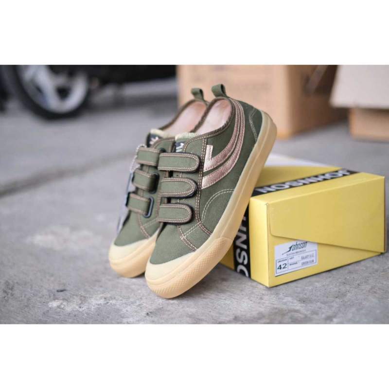Promo Sepatu Sneaker Pria Wanita Johnson Galaxy X Green Gum Original ...