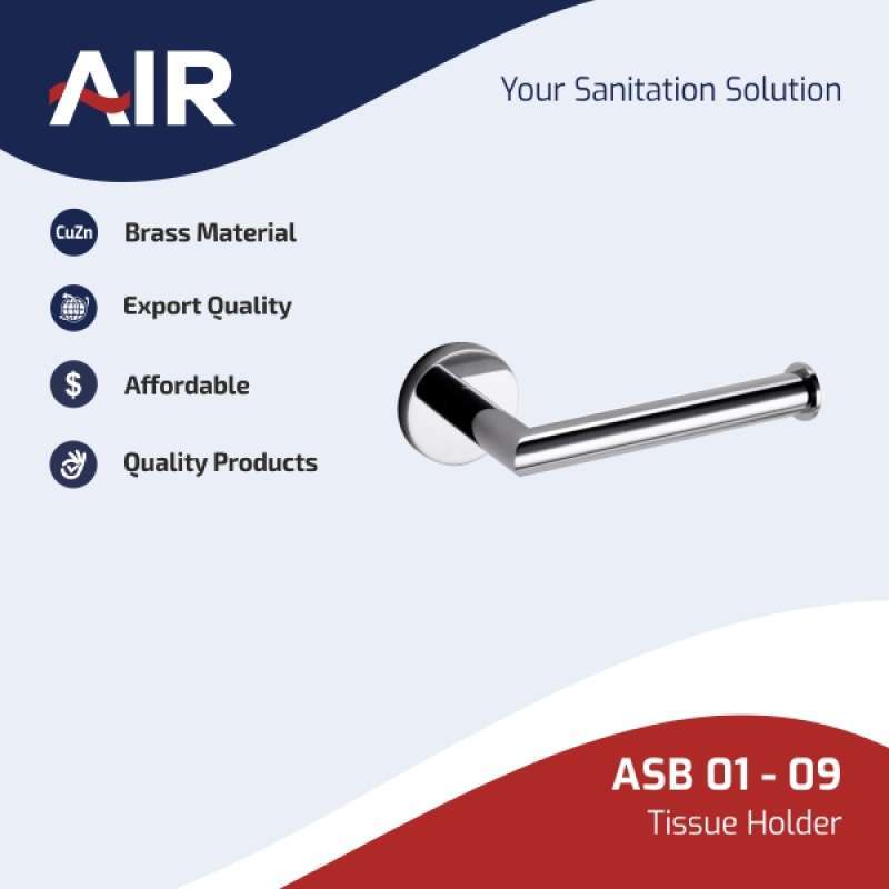 Promo Air Toilet Tissue Holder / Tempat Tissue Toilet Roll Asb 01-09 ...