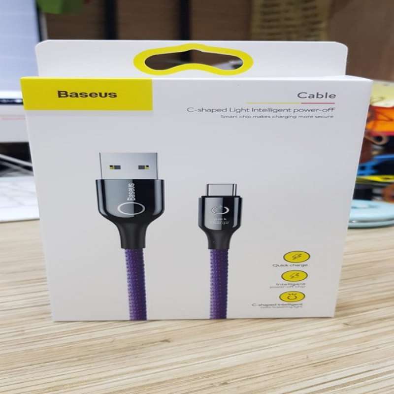 Promo Baseus Automatic Power-Off Kabel Data Type C Trend Diskon 45% di ...
