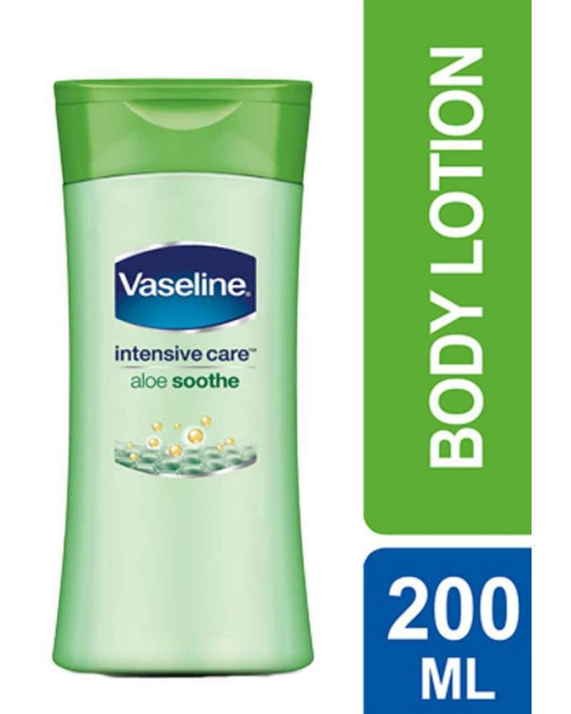 Jual Vaseline Lotion Intensive Care Aloe Soothe 200ml Di Seller ...