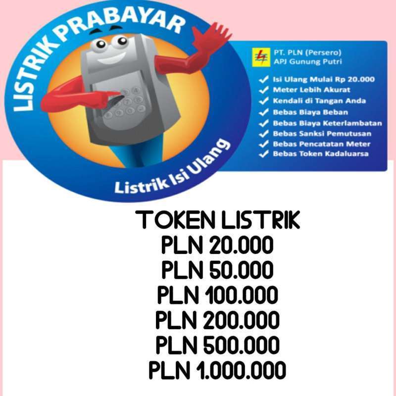 Jual token listrik di Seller AL Store 77 - Cengkareng Barat, Kota ...