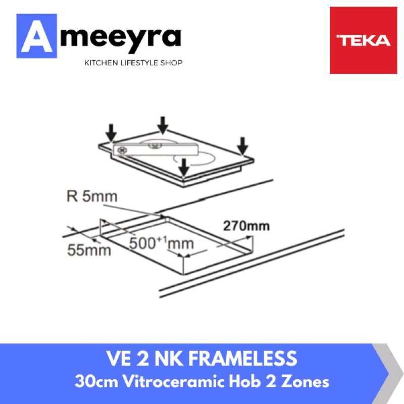 Promo Vitro Ceramic Teka Ve 2 Nk Frameles Free Ongkir Area Jabodetabek ...