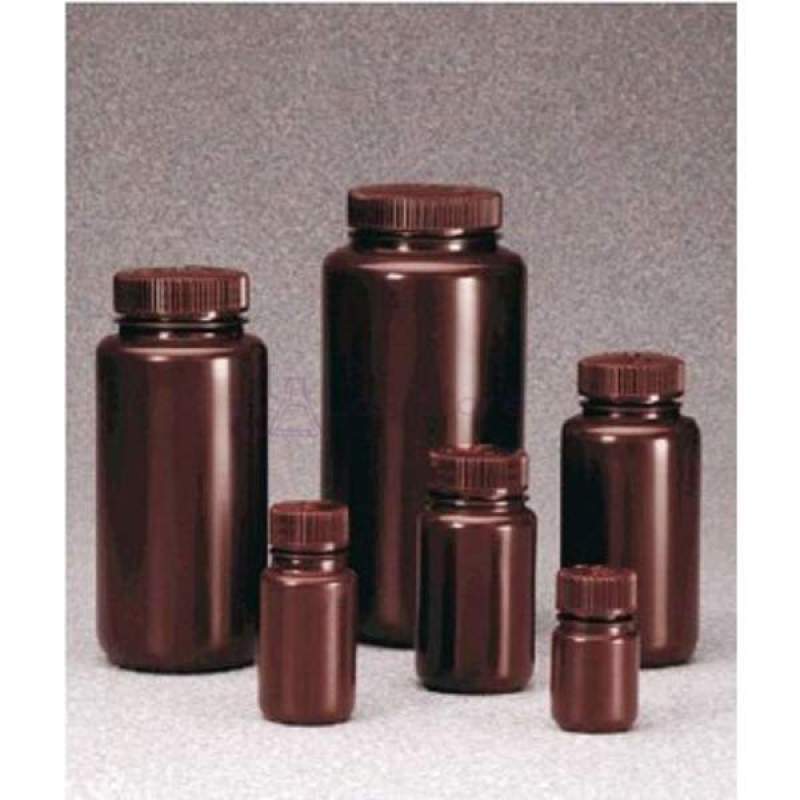 Jual Sample Bottle HDPE 125 ml Amber Wide Mouth Botol Sampel|Nalgene di ...