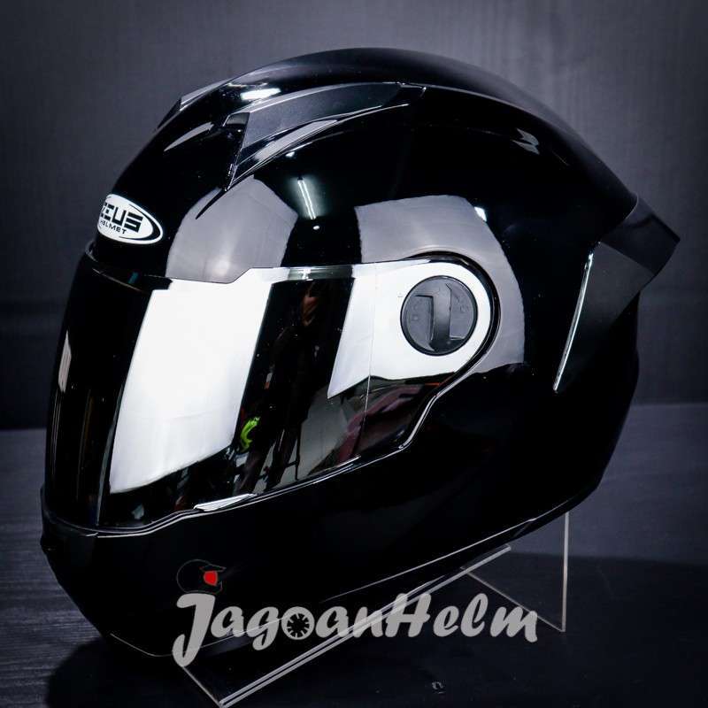 Jual Zeus Helm Zs811 ++ | Solid Black | + Iridium Visor + Spoiler ...