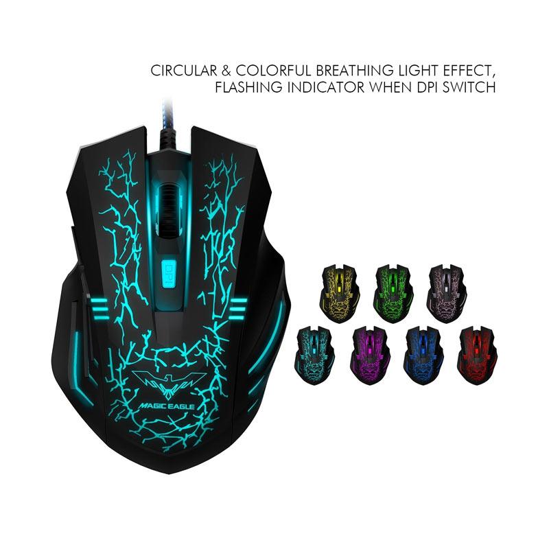 Jual Havit Ms 672 Usb Magic Eagle Breathing Led Light Gaming Mouse ...