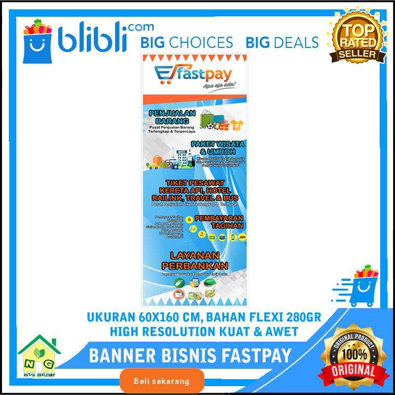 Promo Nasya Gaulcomp Spanduk Fastpay Banner Poster Plang Promosi ...