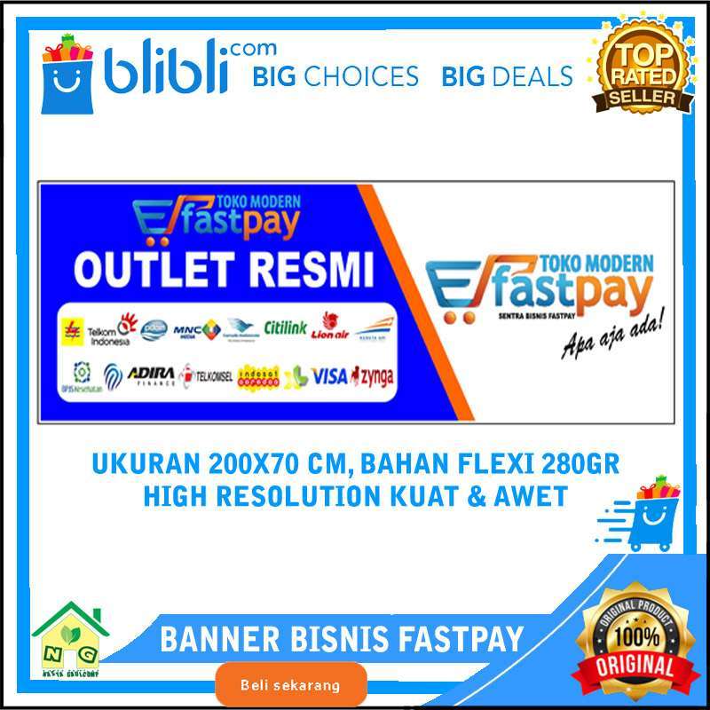 Promo Nasya Gaulcomp Spanduk Fastpay Banner Poster Plang Promosi ...