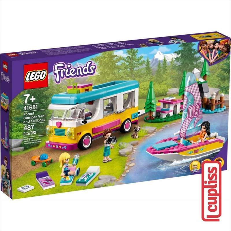 Jual LEGO Friends 41681 Forest Camper Van and Sailboat - - di Seller ...
