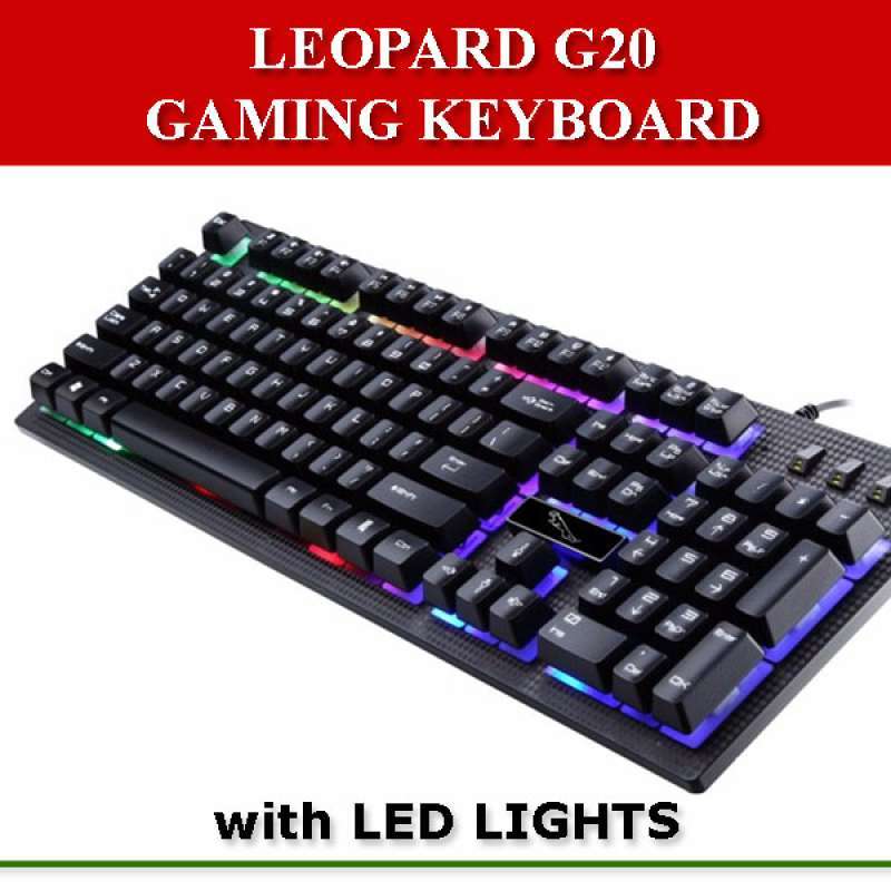 Jual Leopard G20 Gaming Keyboard with LED RGB Light di Seller ...