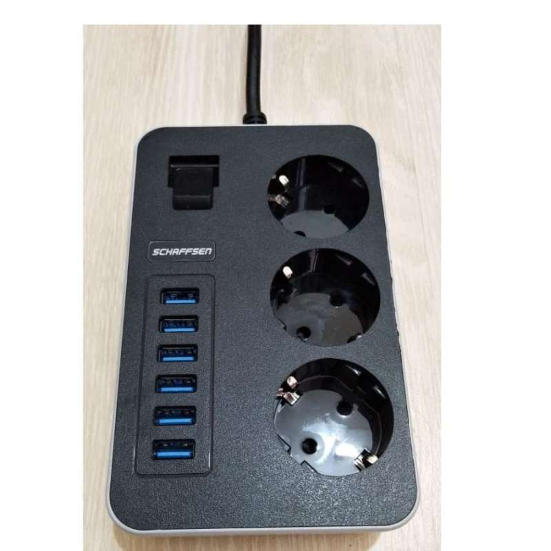Jual Socket Listrik Terminal 4 Lubang 3 Usb 2A Charging Station di ...