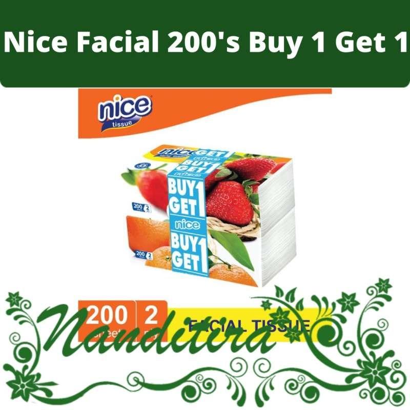 Jual Nice Facial 200 Sheets 2 ply Buy 1 Get 1 [PCS] di Seller Nanditira ...